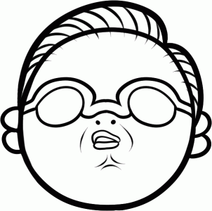 game and tutorial: how to draw psy for kids step by step
