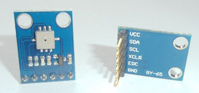 Arduino Temperature and BMP085 pressure - Module GY-65 | circuits4you.com