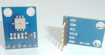 Arduino Temperature and BMP085 pressure - Module GY-65 | circuits4you.com
