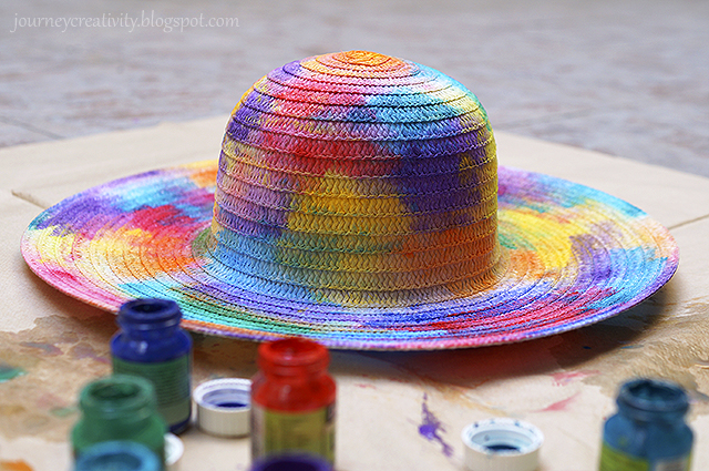 Colorful summer hat - Journey into Creativity