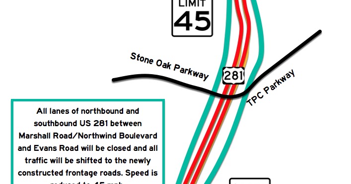 Go Ahead!: US 281 Project Milestone: Traffic Switch In Both Directions