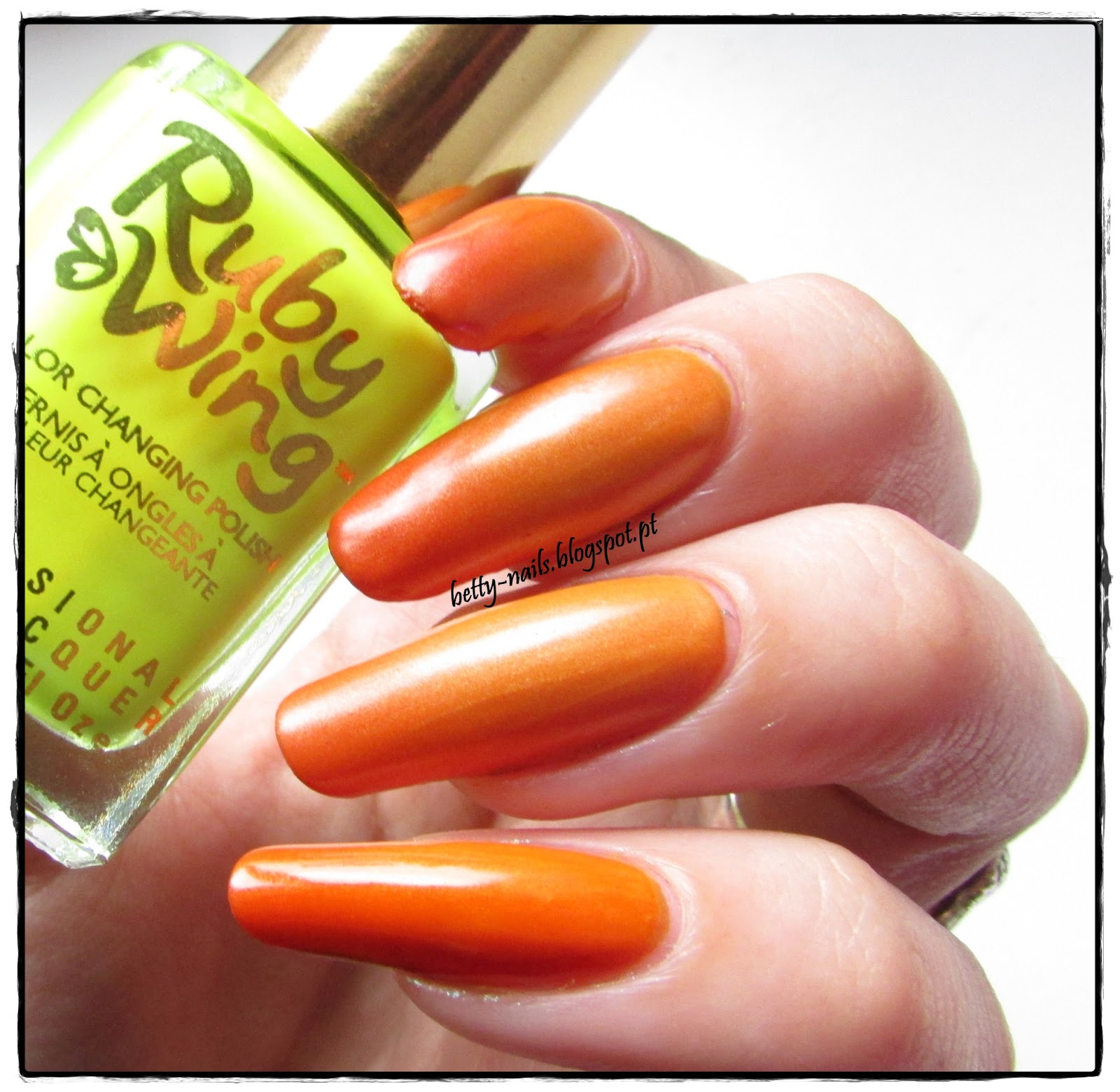 Betty Nails: Electric Firefly *Ruby Wing * Color Changing Polish