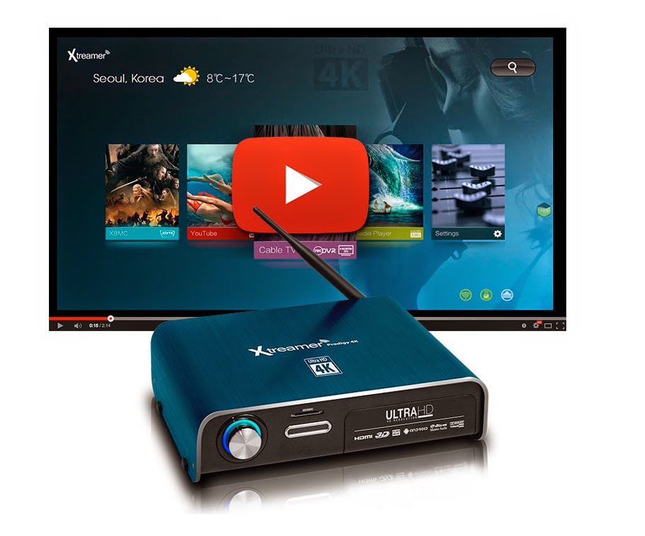 Xtreamer lanza el multimedia 4K ~ PASE DE PRENSA