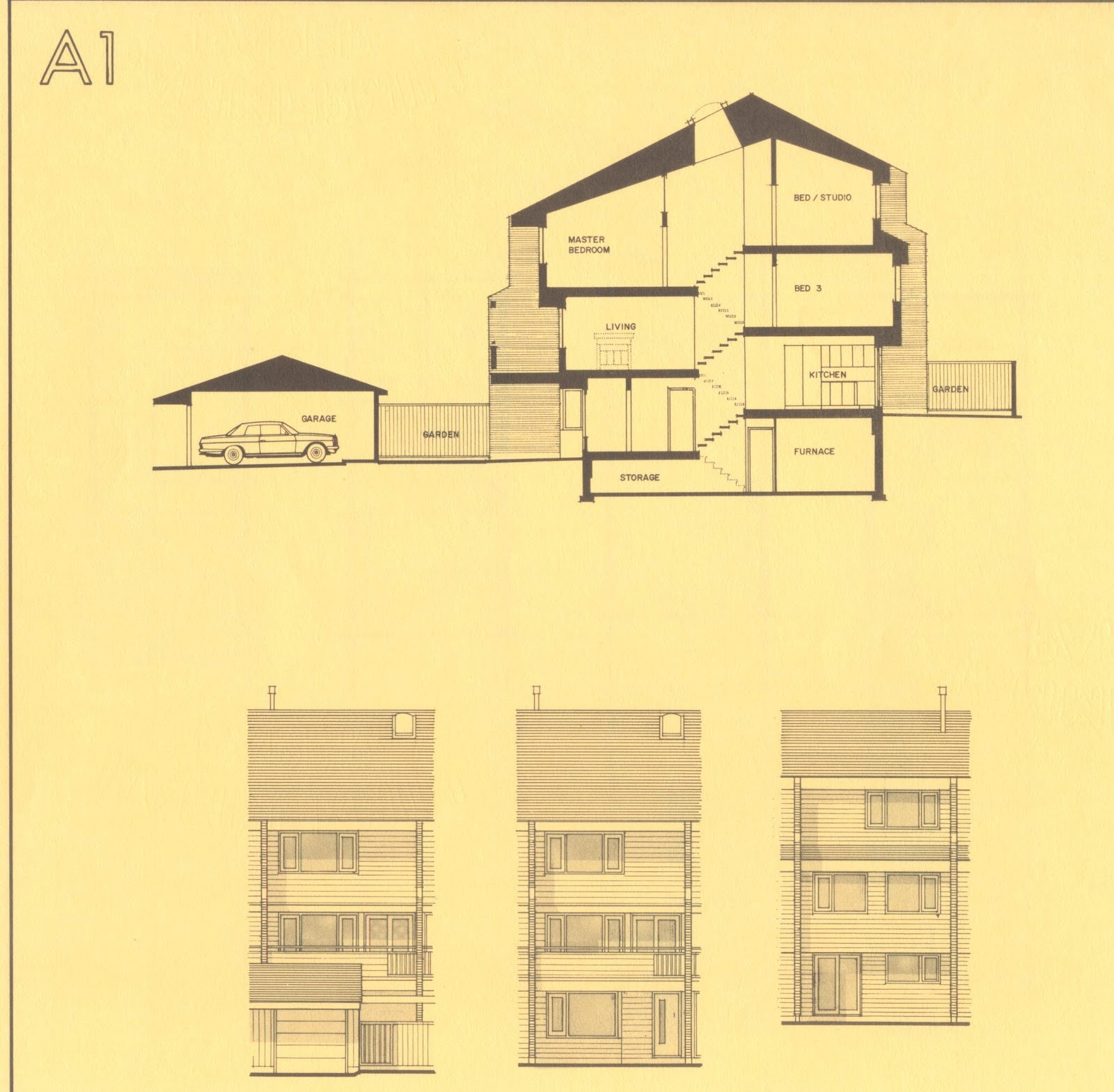 The modern townhouses of Ottawa