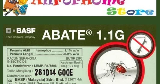 ALL FOR HOME STORE: ABATE 1.1G Racun Serangga Insecticide