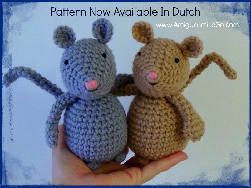 Amigurumi Mouse Dutch Tutorial