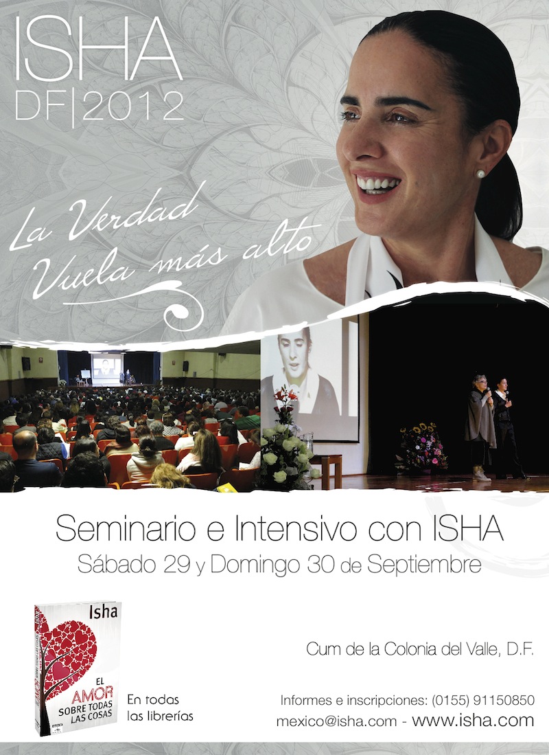 Isha y La Revolucion de la Conciencia: PROXIMO EVENTO DE ISHA EN CIUDAD ...