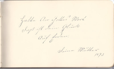 Heirlooms Reunited: 1887 Autograph Album of John Gaub of New Jersey