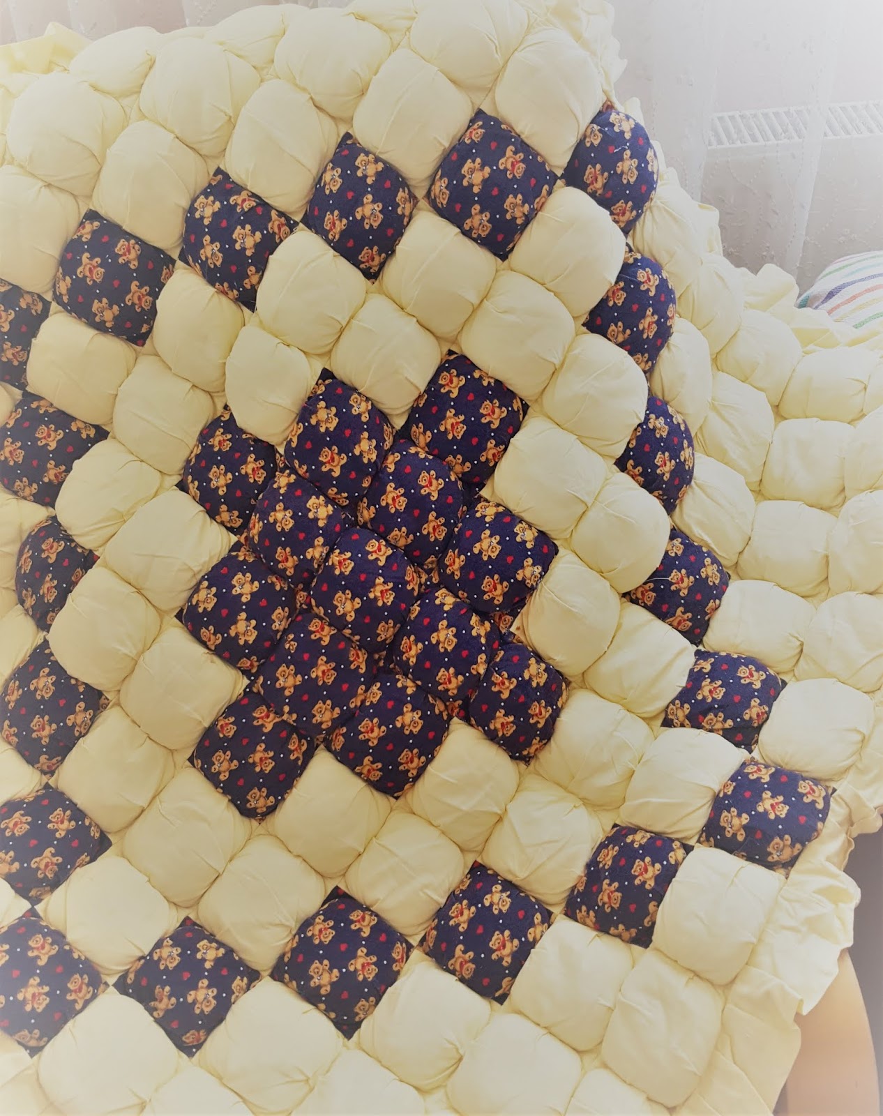How To Make A Puff Baby Quilt All About Patchwork And Quilting How To Make A Puff Baby Quilt All About Patchwork And Quilting