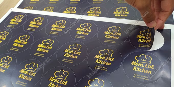 Percetakan Stiker, Cutting Sticker Label Mulai Rp.100,-/pcs*