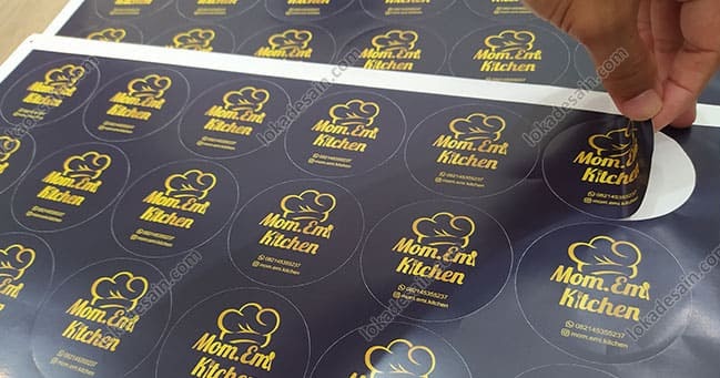 Percetakan Stiker, Cutting Sticker Label Mulai Rp.100,-/pcs*
