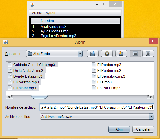 REPRODUCTOR Mp3 DE WINDOWS MEDIA EN JAVA NETBEANS ~ JUEGOS Y PROGRAMAS ...