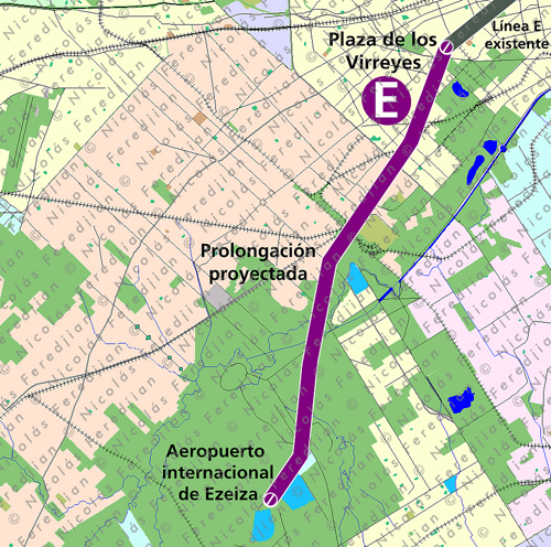 Desarrollo y Defensa: Proyectan un tren para llegar a Ezeiza