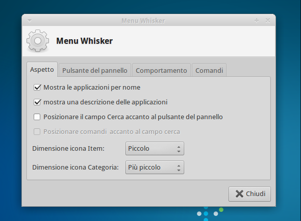 Whisker Menu 1.2.0 Rilasciato, arrivano nuove opzioni - Linux Freedom