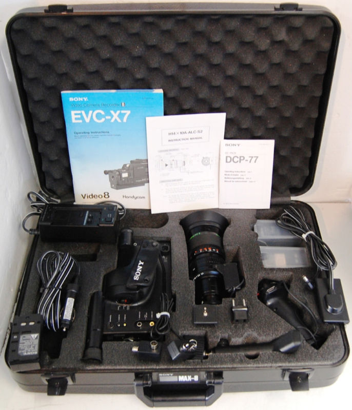 Rewind Audio: For Sale: Sony EVC X7 Video8 8mm Pro Camera w/ Fujinon ...