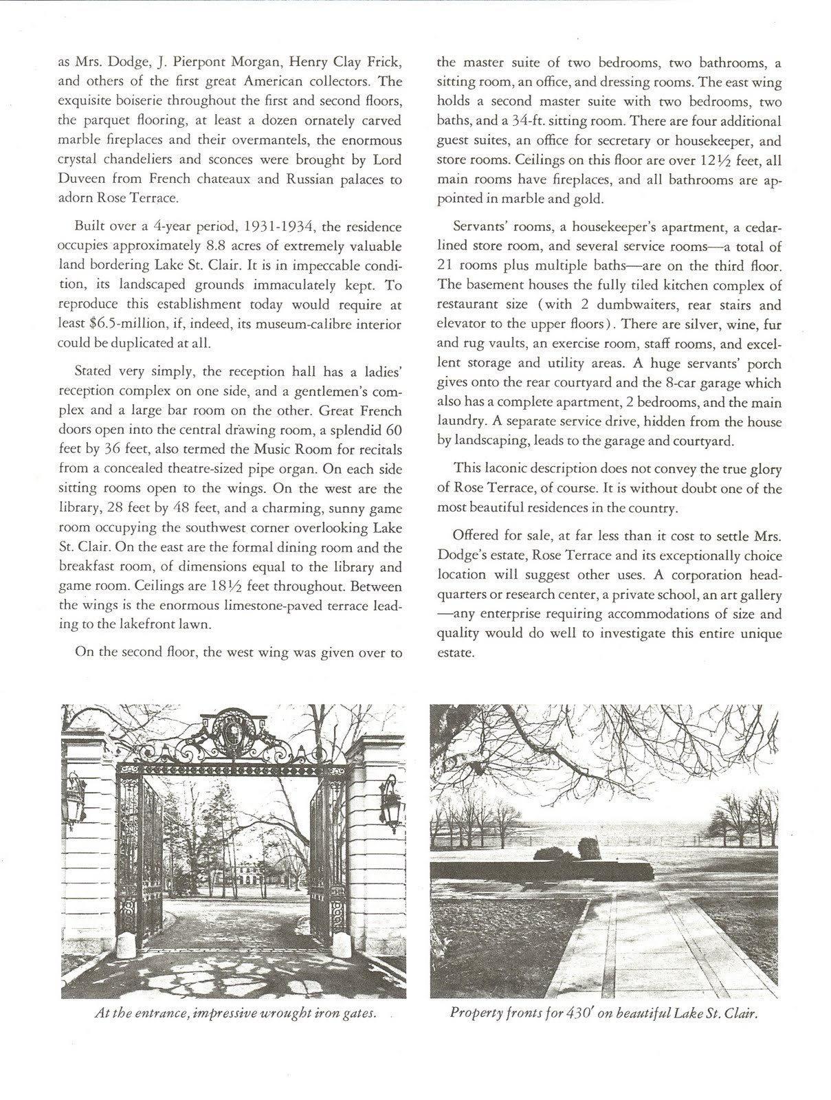 Old Long Island: 'Rose Terrace' - Detroit Edition