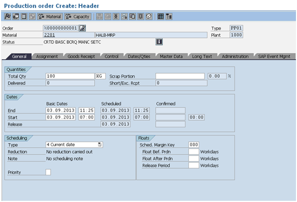 Different Scraps and their effects in SAP PP | SAP Online Guides