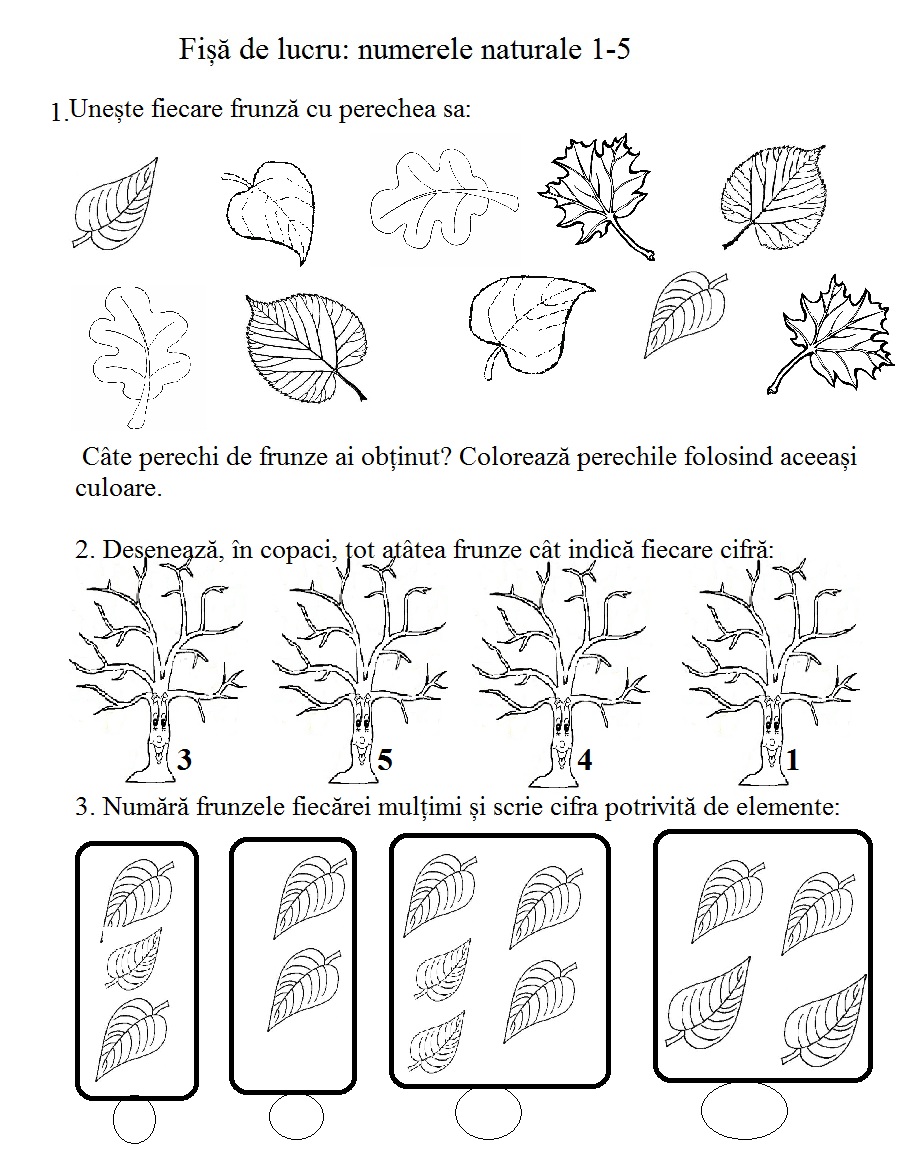 Lumea lui Scolarel...: Clasa pregătitoare - Numere 0-5
