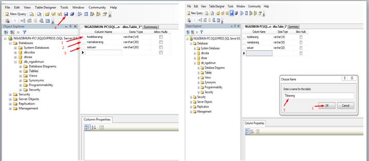 Cara Membuat Database SQL server | Bersosial.com