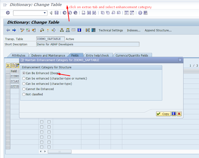 Step by Step Tutorial on Creating Table in SAP ABAP