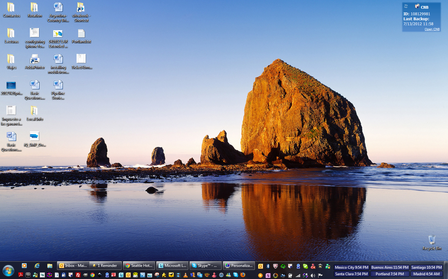 Días de Sol en Oregon: Cannon Beach, mucho más que en Windows 7