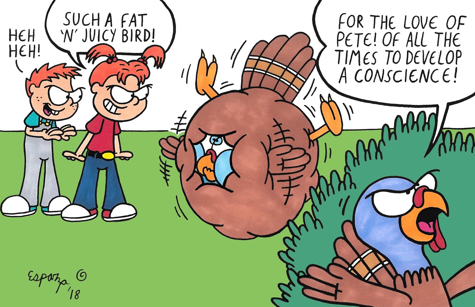 Jon's Crazy Stuff: TERRIBLE TOM TURKEY: A FRIEND IN NEED...