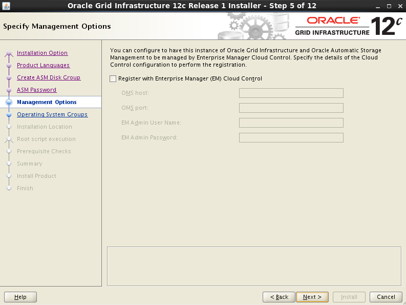 Installing Oracle 12c R1 Grid Infrastructure On Linux 7 Oraclenext