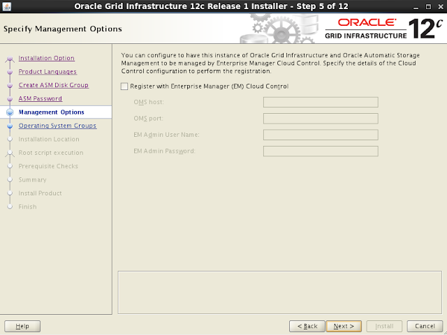Installing Oracle 12c R1 Grid Infrastructure On Linux 7 Oraclenext Solution To Your Oracle 4164