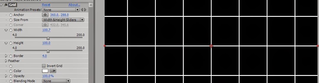 Tutorial menggunakan grid di after effect ~ Pejalan pemikiran
