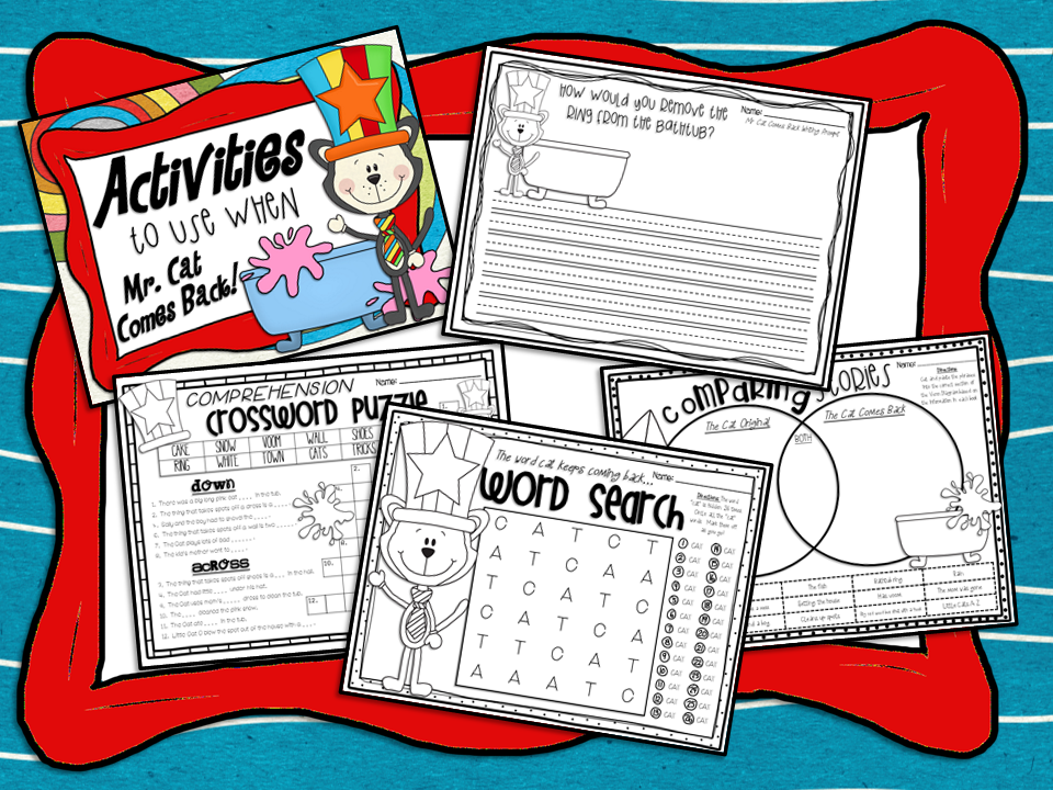 Teaching With Terhune: DR. SEUSS BOOK ACTIVITIES FOR READ ACROSS ...