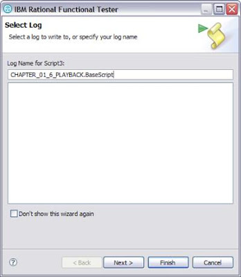 Software Testing & QTP: Playing Back RFT Script Viewing Results