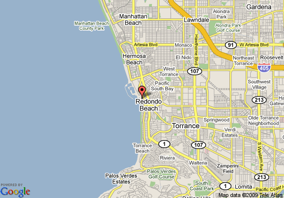 Redondo California Map