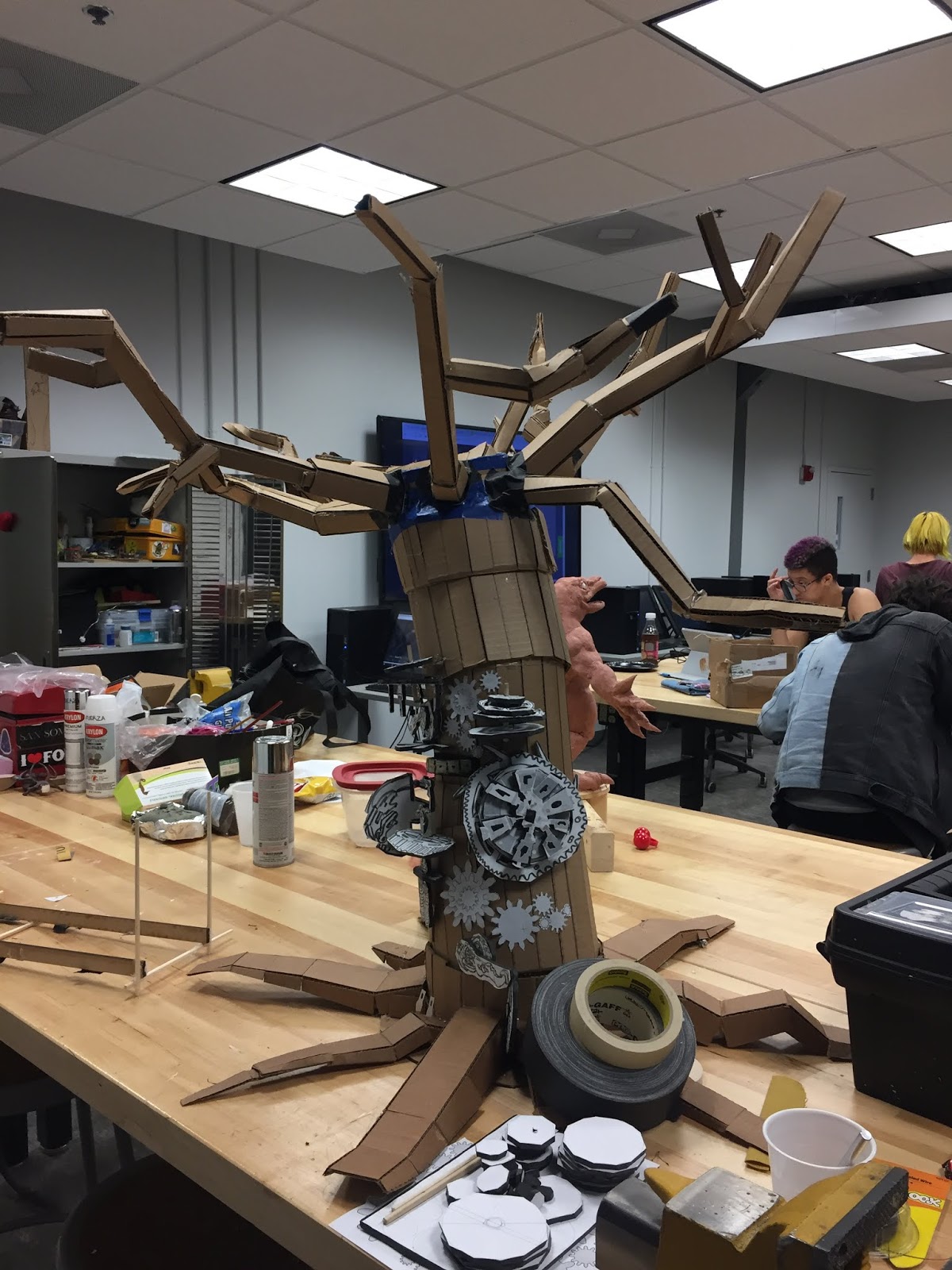 Stop Motion; Tree Clock Tower