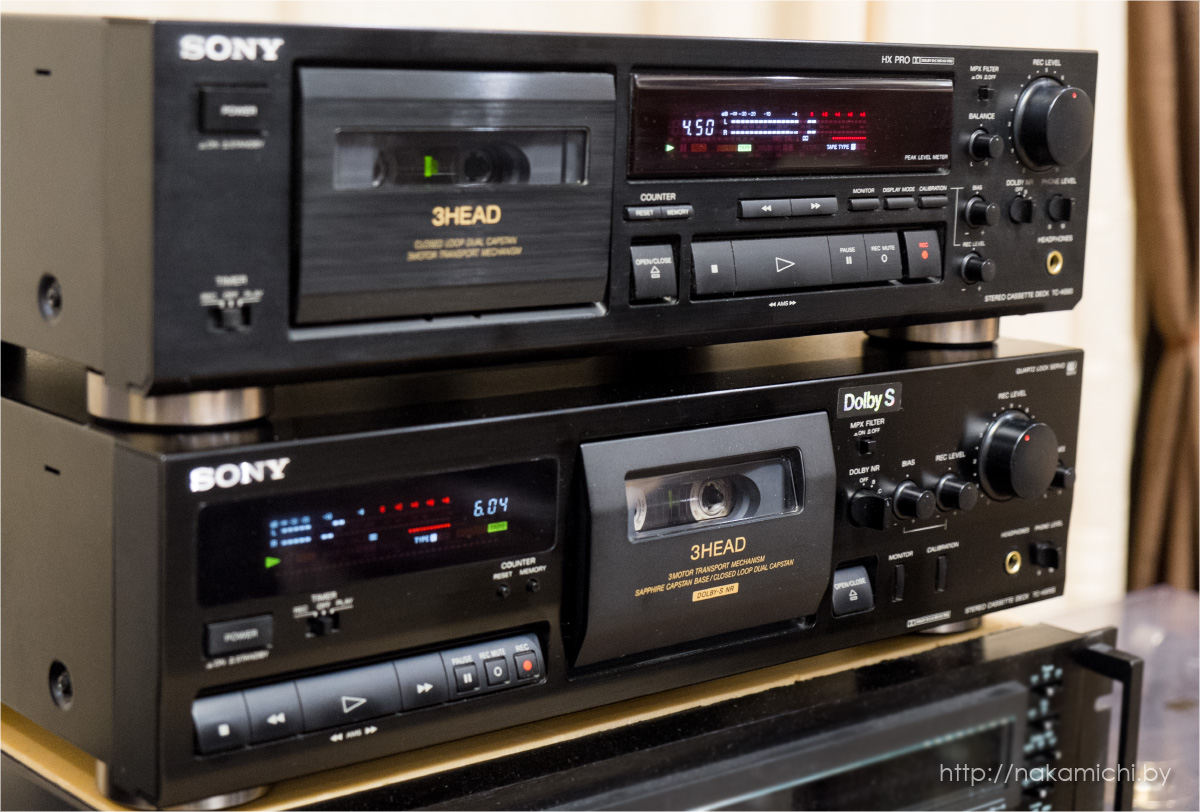 Vintage Audio: Stereo Cassette Deck SONY TC-K815S & TC-K690