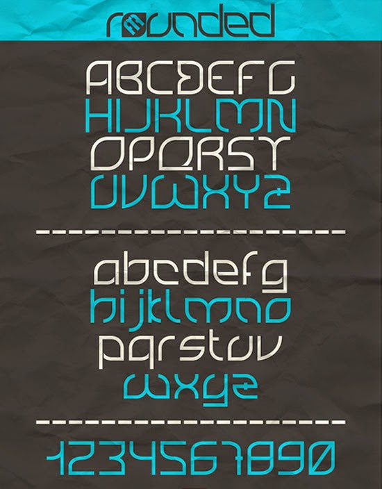 Hosber Art - Blog de Arte & Diseño.: Tipografía Rounded para descarga libre