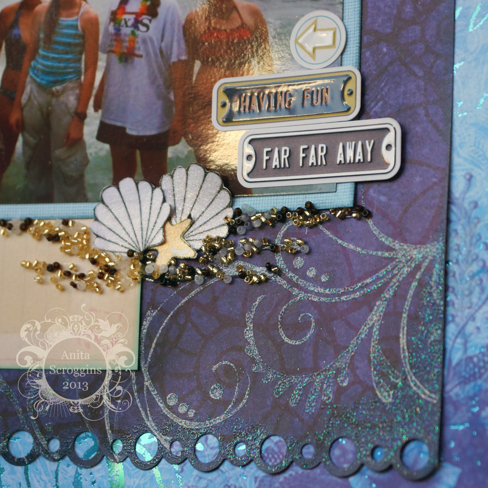 Under The Sea Layout | The Flamingo Chronicals: Under The Sea Layout