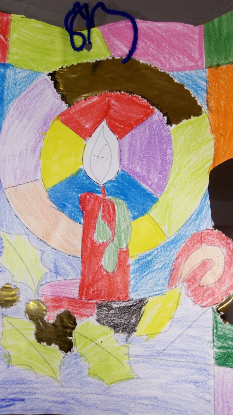 Colegio Infantil Primaria Tiscamanita: Haciendo vitrales de Navidad ...