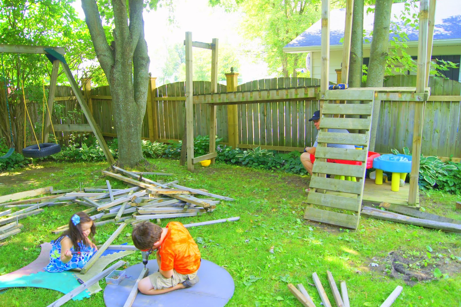 DIY Play Structure - Ideas & Fun! - "Making Montessori Ours"
