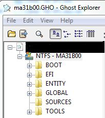 Ghost Explorer : Ouvrir un fichier .GHO | Syst & Deploy
