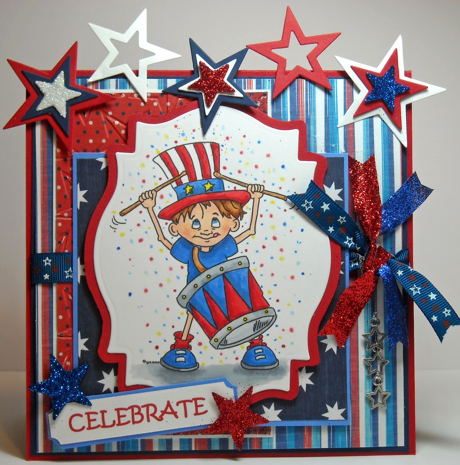 My True Blue Creations: Celebrating the Fourth!