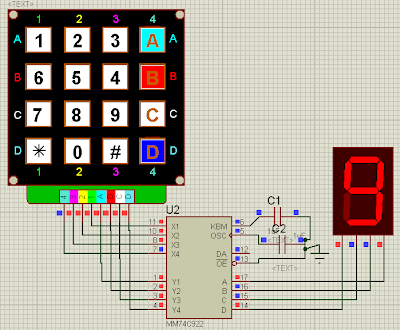 74922 IC 16-Key Encoder | Makers Electronics