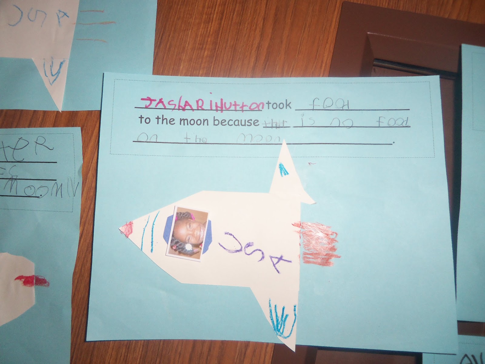 Mrs. Wood's Kindergarten Class: Moon Writing