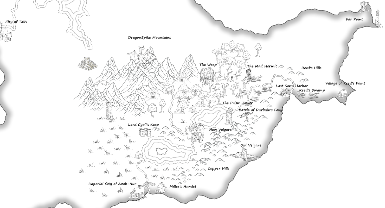Tenkar's Tavern: Swords & Wizardry: Light - Sandbox Setting Map ...