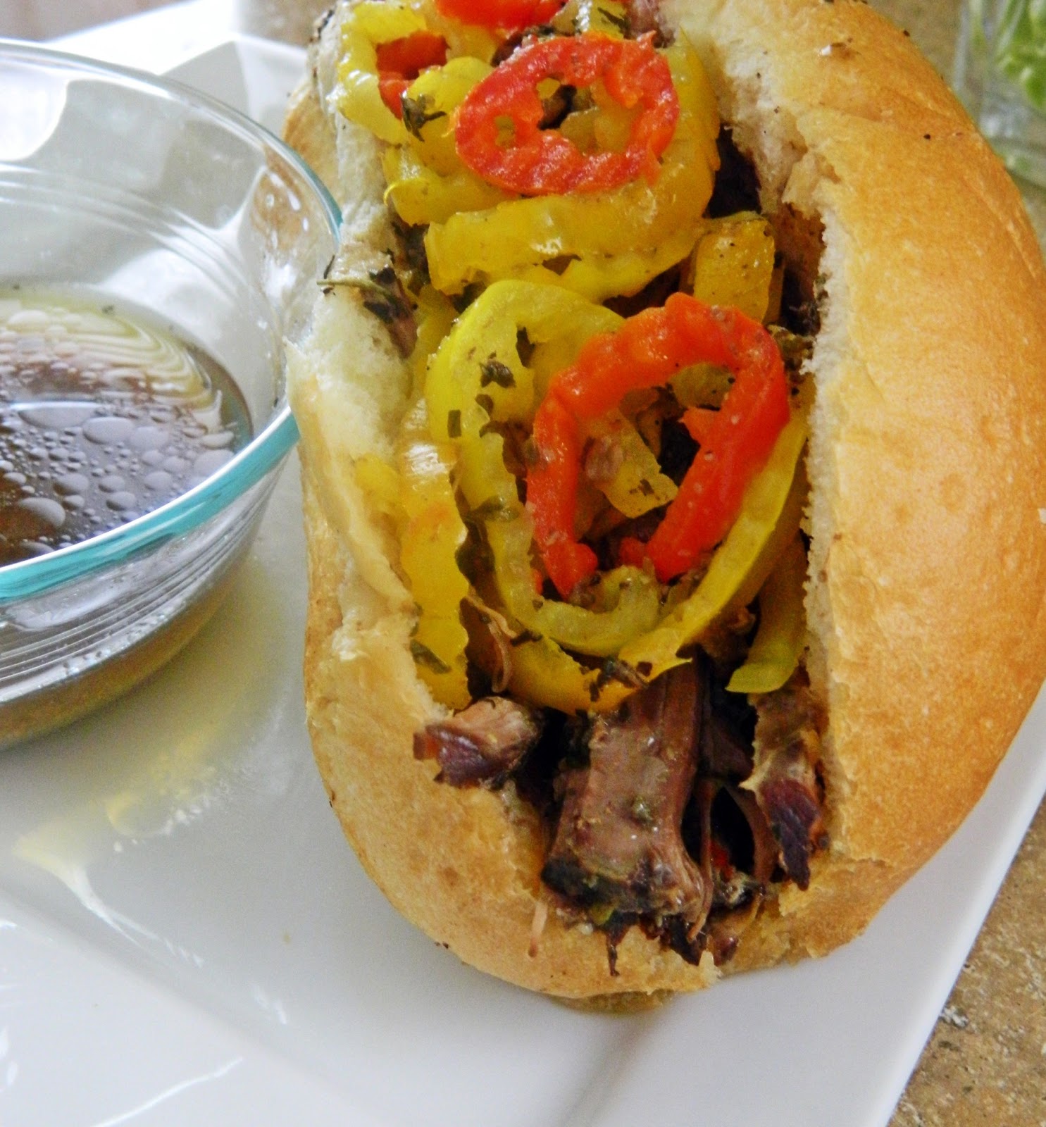 Bakerella's Kitchen: Slow Cooker Italian Beef Sub Sandwiches