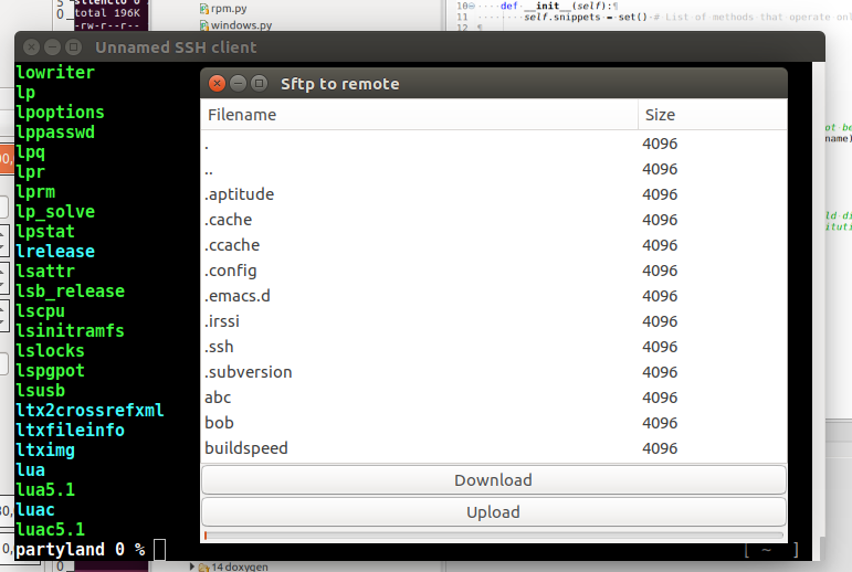 Nibble Stew: Writing your own simple GUI SSH client