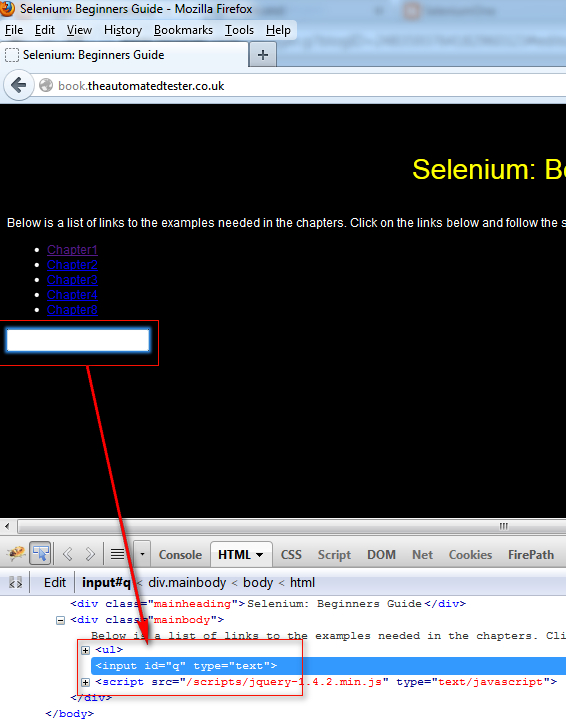 Selenium By Arun 305 Using Sendkeys Predefined Method For Entering Text