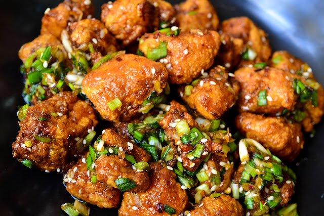 Greedy Girl : Sesame garlic fish nuggets