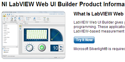 LabVIEW筆記: 專題介紹 - NI LabVIEW Web UI Builder (上)