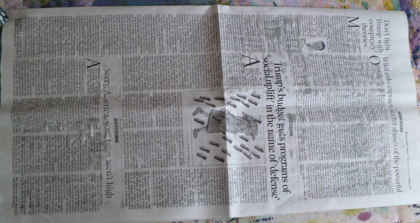 sew sew art: Batik on paper????