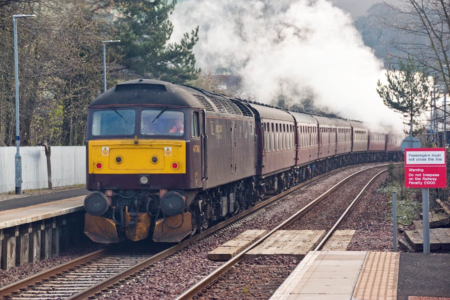 47s and other Classic Power at Southampton: West Coast Railway Company ...